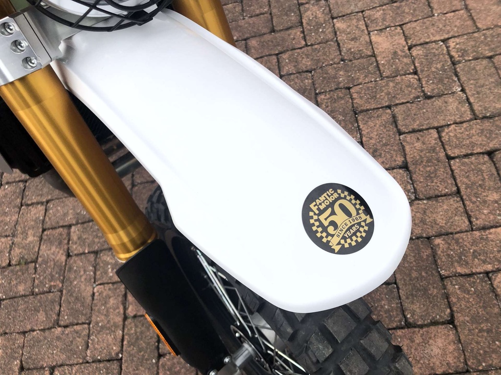 Fantic Caballero Rally front fender white | Fast-Tronic